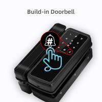 China RoHS Smart Bluetooth Fingerprint Lock For Glass Door for sale