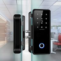 China RoHS Smart Bluetooth Fingerprint Lock For Glass Door for sale