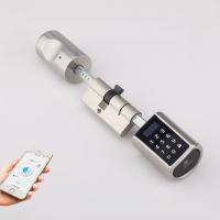 China Password RFID Card Bluetooth Tuya Smart Lock Cylinder for sale