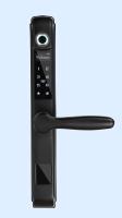 China AAA Batteries Powered Aluminum Frame Smart Fingerprint Door Lock for sale