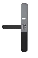 China IP65 Antifreezing Aluminum Frame Fingerprint Glass Door Smart Lock for sale