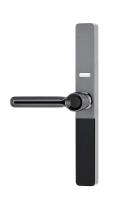 China IP65 Antifreezing Aluminum Frame Fingerprint Glass Door Smart Lock for sale
