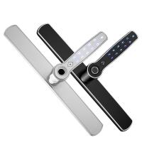 China FPC Fingerprint Lock Sliding Door Lock Bluetooth Zinc Alloy Handle for sale