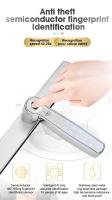 China FPC Fingerprint Lock Sliding Door Lock Bluetooth Zinc Alloy Handle for sale