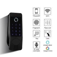 China Waterproof Lock IP65 Outside Smart Door Lock Fingerprint Unlocking for sale