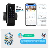 China Waterproof Lock IP65 Outside Smart Door Lock Fingerprint Unlocking for sale