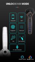 China Double Latches Escutcheon Door Lock Smart Door Lock FPC Finger Print for sale