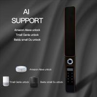 China IP68 Waterproof FPC Fingerprint Smart Door Lock Bluetooth Antique for sale