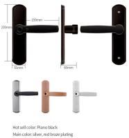 China ROHS Smart Fingerprint Bluetooth Door Lock AI Voice Zinc Alloy Handle for sale
