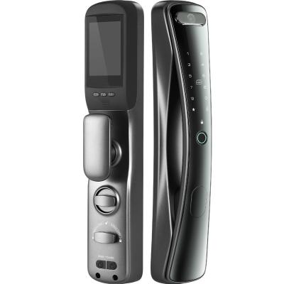China Real Time Capture Fingerprint Passcode Digital Door Lock  1 Card for sale