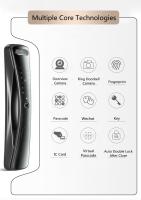 China Real Time Capture Fingerprint Passcode Digital Door Lock  1 Card for sale