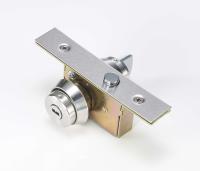 China Single Cylinder SUS201 Face Plate Glass Door Lock Aluminum Frame for sale