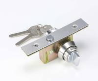 China Single Cylinder SUS201 Face Plate Glass Door Lock Aluminum Frame for sale