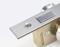 China Single Cylinder Square Latch Aluminum Frame Glass Door Lock for sale
