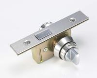 China Single Cylinder Square Latch Aluminum Frame Glass Door Lock for sale