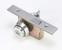 China Single Cylinder Square Latch Aluminum Frame Glass Door Lock for sale