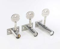 China Stainless Steel Tube  Lock / Stainless Steel Invisible Latches Bolts Security Door Bolts for sale