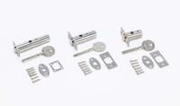 China Stainless Steel Tube  Lock / Stainless Steel Invisible Latches Bolts Security Door Bolts for sale