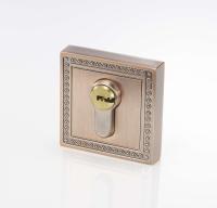 China Polished Brass Square Deadbolt Lock Antique Copper for sale