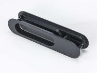 China Zinc Alloy Metal Sliding Door Handle Matte Black anti fraying for sale