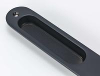 China Zinc Alloy Metal Sliding Door Handle Matte Black anti fraying for sale