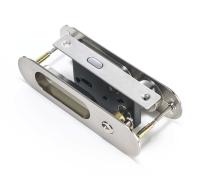 China 11mm Groove Deepth Sliding Door Lock Zinc Alloy Material Sliver Color for sale