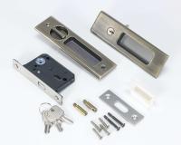 China Zinc Alloy Anti Corrosion Metal Sliding Door Locks High Grade for sale