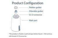 China Pull Out Type Automatic Faucet Sensor Brass With G1/2 Inlet Connector for sale