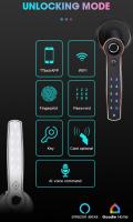 China TTlock Fingerprint Bluetooth Smart Lock Keyless Zinc Alloy Handle for sale