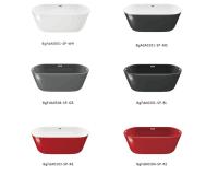 China ASTM Non Slip Classic Oval Shape Acrylic Freestanding Bathtub for sale