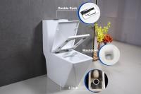 China Bathroom Square Diamond Design  One Piece Toilet for sale