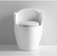 China Modern White Matte Black Siphon Flushing Type Bathroom Sanitary Ware for sale