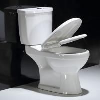 China Soft Closing Two Pieces Toilet Washdown Flushing Type OEM for sale