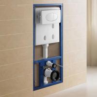 China OEM Wall Mounted Concealed Toilet Carrier Frame With Dual Flush Toilet Tank for sale