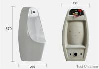 China Microcomputer Control Automatic Sensor Wall Mounted Urinals for sale