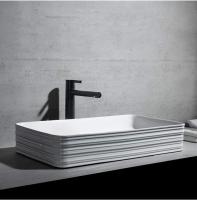 China Deck Mounted Above Counter Ceramic Bathroom Sink Basin for sale