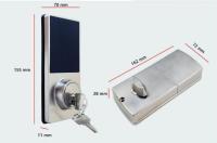 China Bluetooth 4.1 LR6 Alkaline Batteries Powered Smart Door Lock For Home for sale