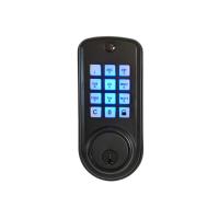 China Anti Peeping Electronic Keyless Deadbolt Lock With Backlit Keypad for sale