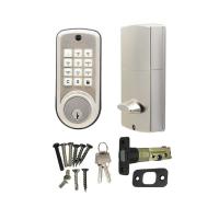 China Anti Peeping Electronic Keyless Deadbolt Lock With Backlit Keypad for sale