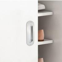 China Oval Stainless Steel Flush Hidden Finger Pull Handles for sale