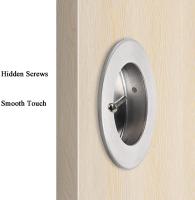 China Flush Hidden Pull Handle Round SUS304 For Closet for sale