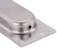 China Invisible Rectangular SS304 Bypass Door Finger Pulls for sale
