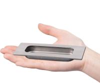 China Invisible Rectangular SS304 Bypass Door Finger Pulls for sale