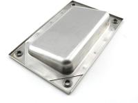 China Non Deformable 304 Stainless Steel Recessed Pull Handle For Sliding Door for sale