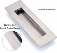 China Satin Nickle Brashed SS304 Closet Door Finger Pull for sale