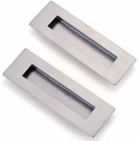 China Satin Nickle Brashed SS304 Closet Door Finger Pull for sale