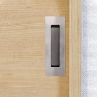 China Satin Nickle Brashed SS304 Closet Door Finger Pull for sale