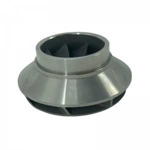 China Precision Investment Casting Impeller CF8M Stainless Steel Pump Valve Parts Oil Industry for sale
