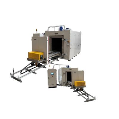 China High-Capacity Hrf1350-06 Bogie Hearth Furnace + Multi-Stage Filtration Electric Purification System Muffle Furnace for sale