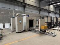 China Precision Temperature Control Hrf1350-06 Hot Air Trolley Furnace + Online Monitoring Electric Purification Furnace for sale